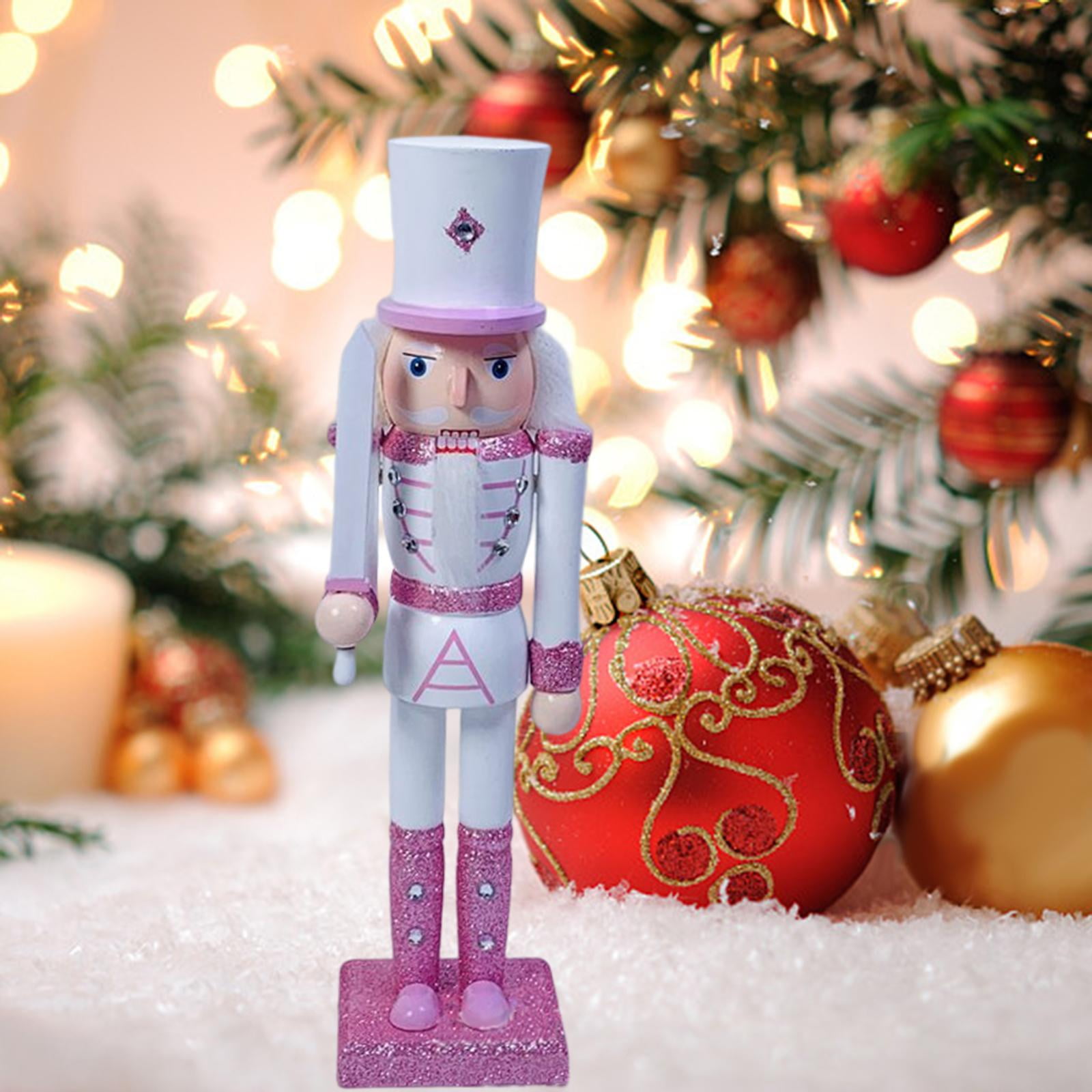 Nutcrackers Figures, 30cm Unique Standing Durable ,Wooden Festive ...