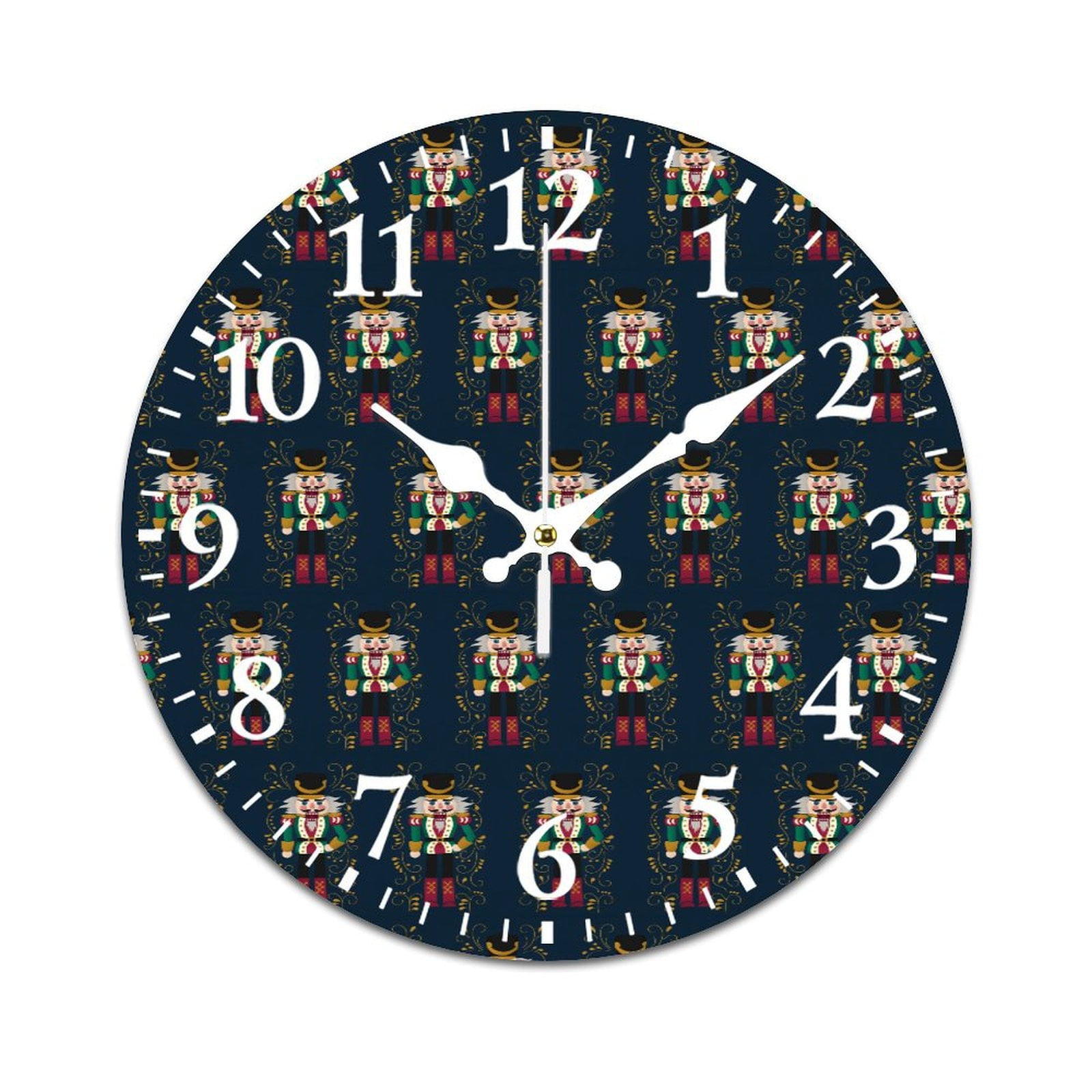 Nutcraker Soldier Wall Clock Modern Design Clocks Wall Hanging Home ...