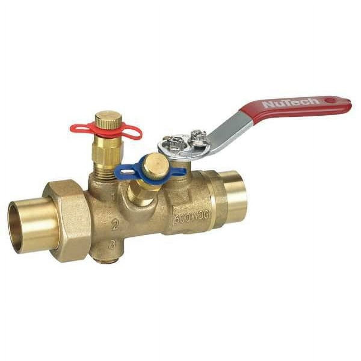 Nutech Manual Balancing Valve,3/4 In,Sweat MB1E-1A-075S-075S - Walmart.com