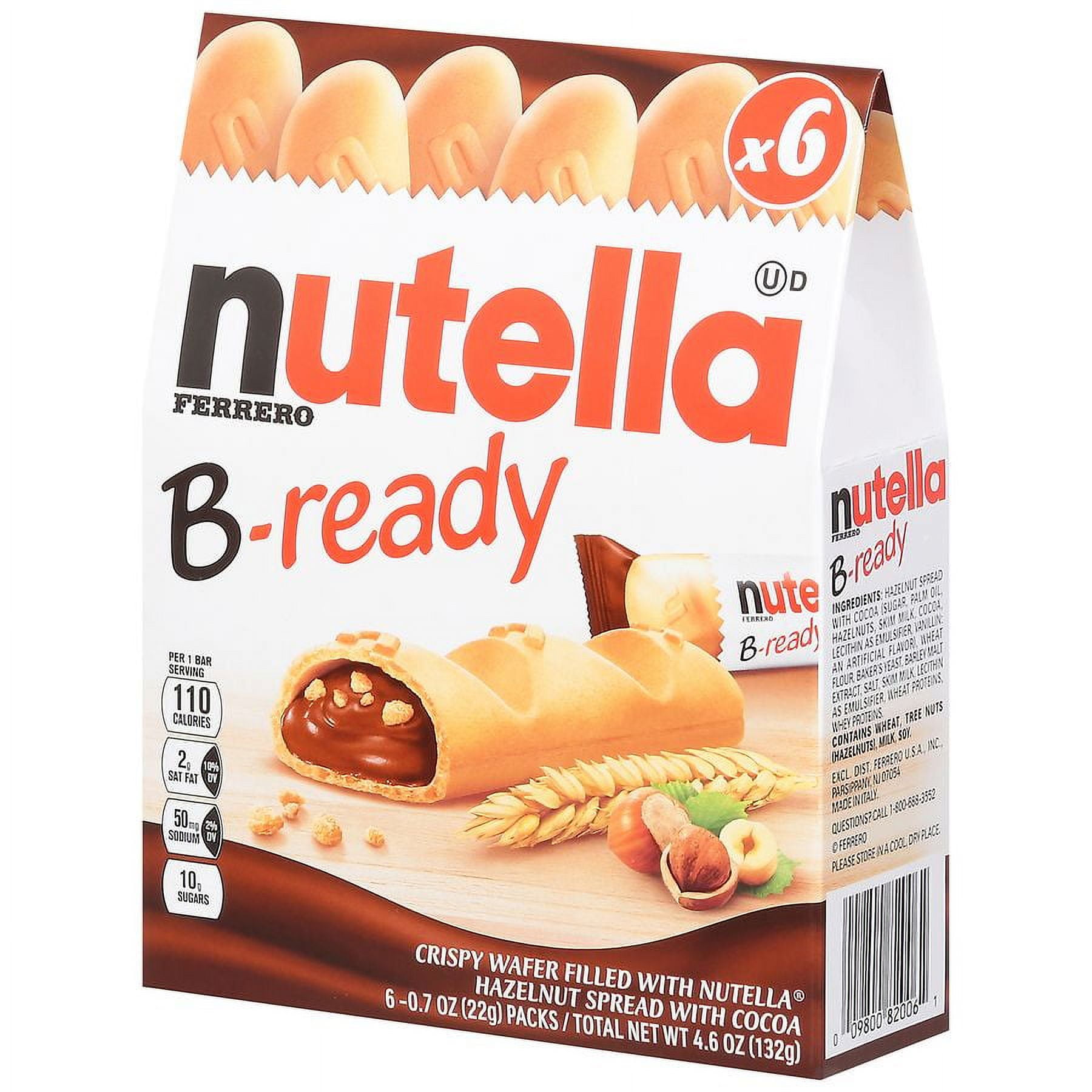 Nutella B-Ready Crispy Wafer 4.2 oz Pack of 2 - Walmart.com