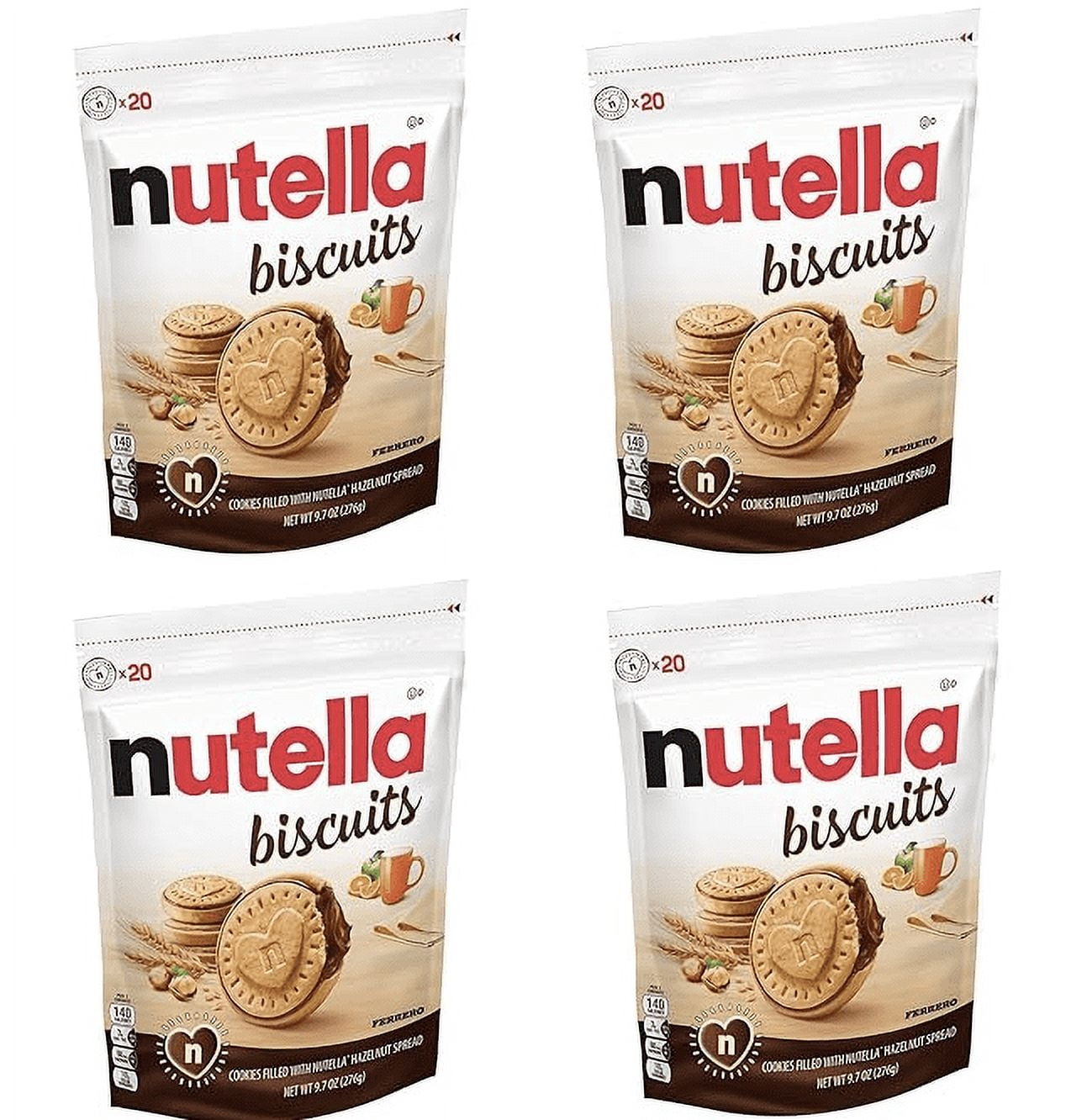 Nutella Biscuits, Hazelnut Spread With Cocoa, cookie with a creamy ...