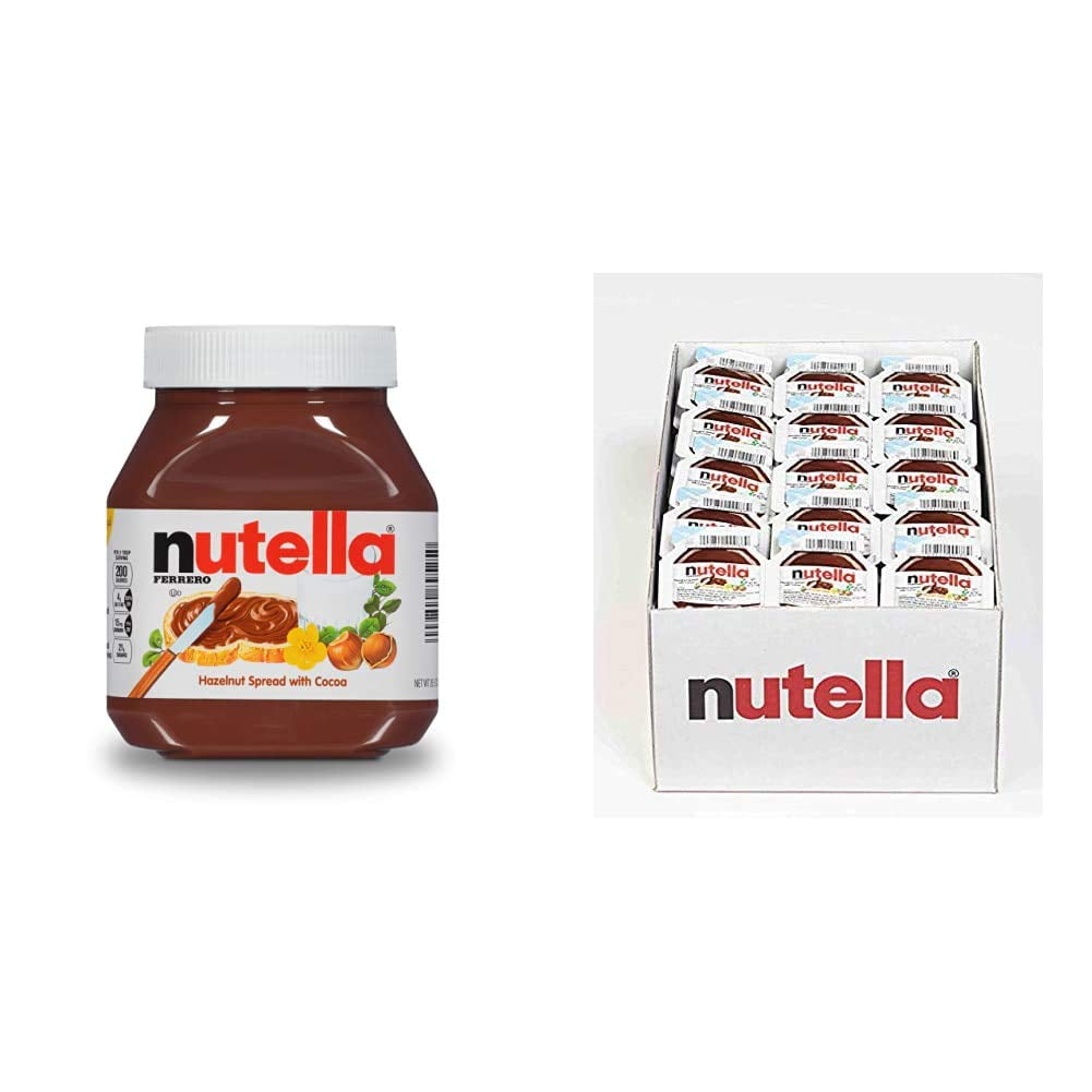 Nutella Bundle, 26.5Oz Jar + 120 Count Single Serve Mini Cups - Walmart.com Nutella Bundle, 26.5Oz Jar + 120 Count Single Serve Mini Cups - Walmart.com
