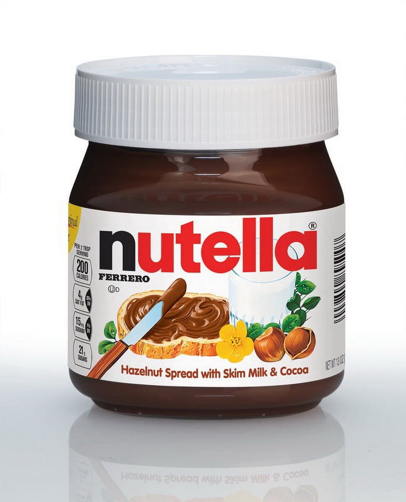 Bulk Original Nutella Hazelnut Spread Jar, 12.2 lb - Case of 15 ...