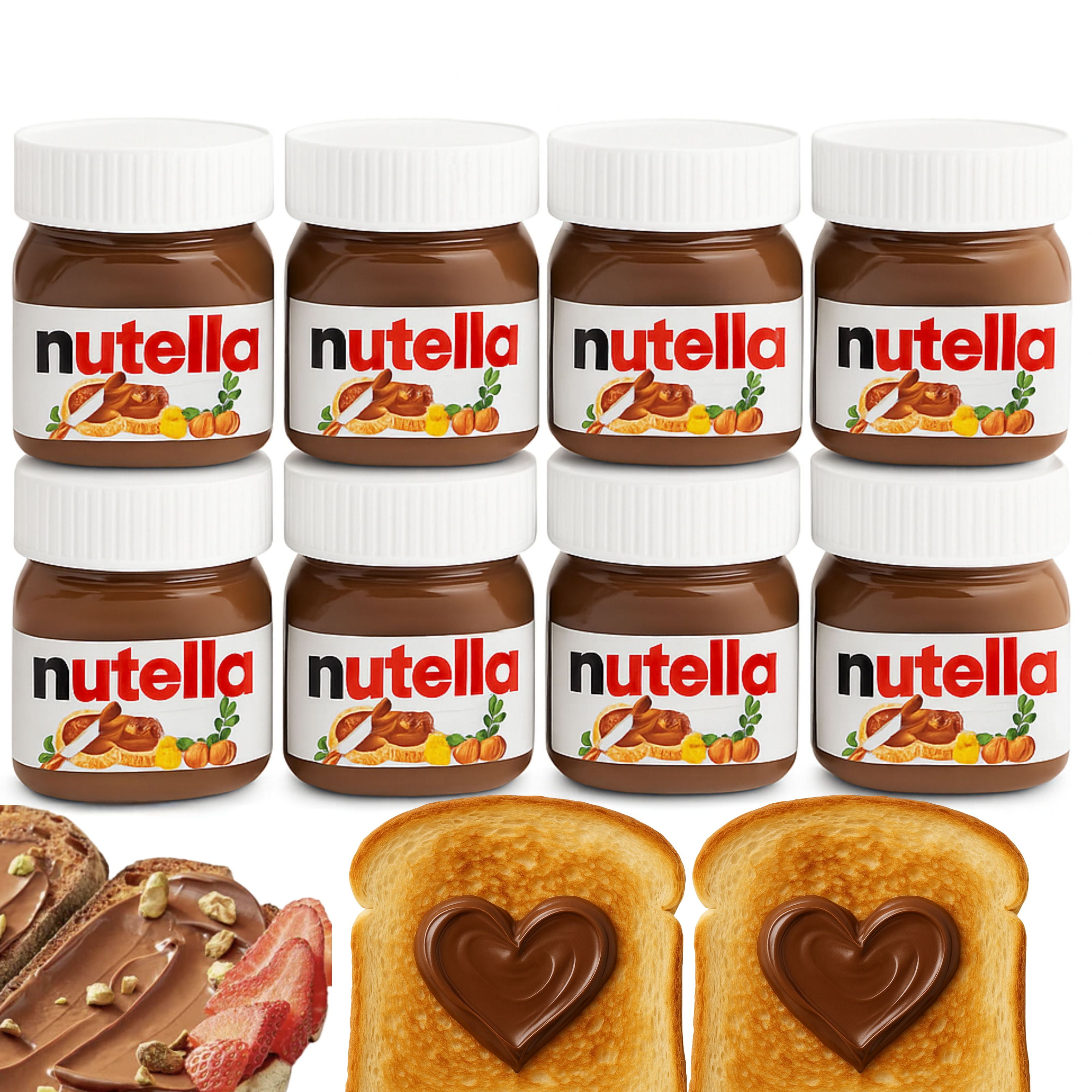 Nutella Hazelnut Spread Mini Cups – Pack of 8 | Single Serve 0.88 oz ...