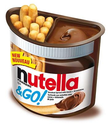 Nutella and GO! Snack (Nutella 39g, Sticks 13g) 1 piece - Walmart.com