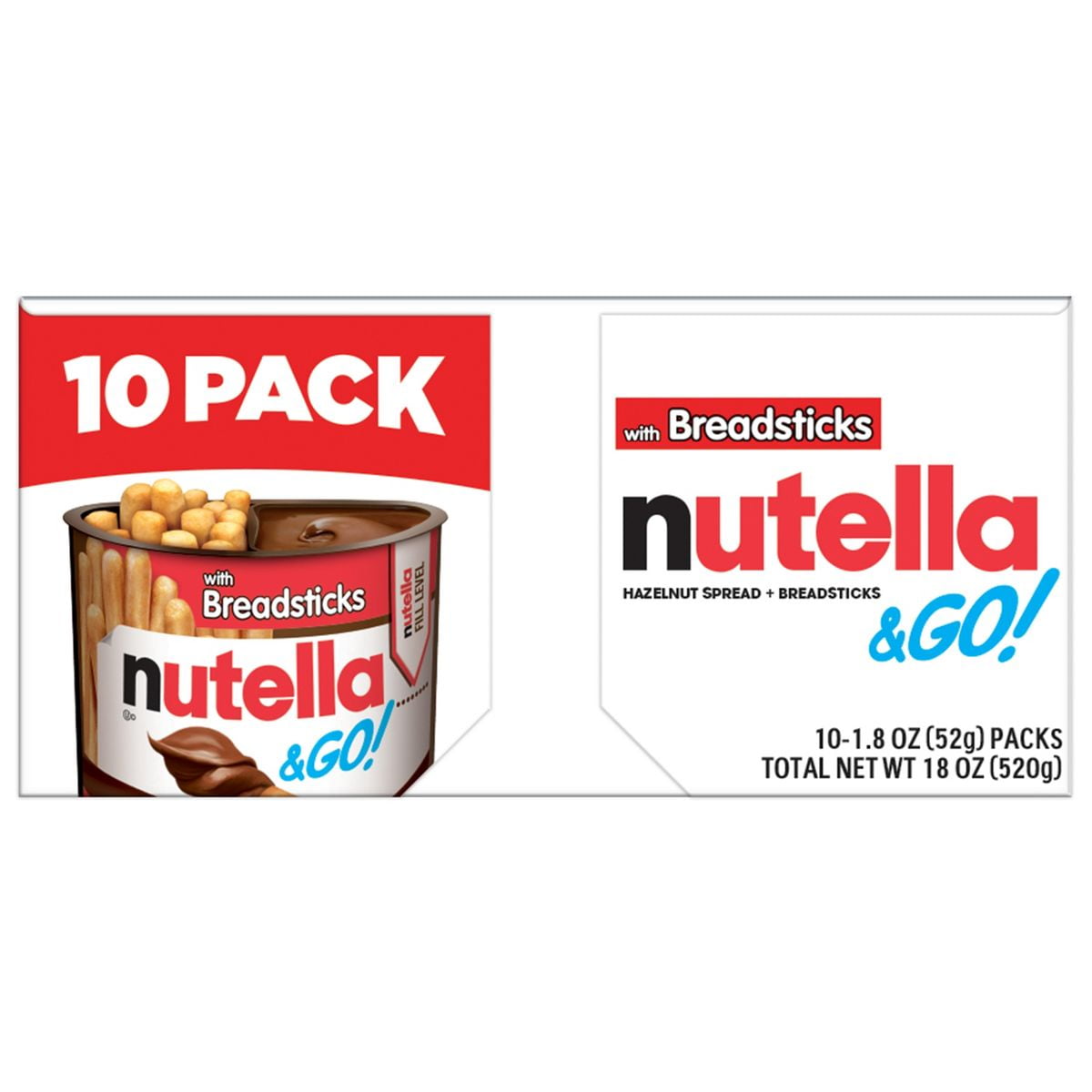 Nutella and Go Breadstick Family Pack - Pack of 2 - Walmart.com