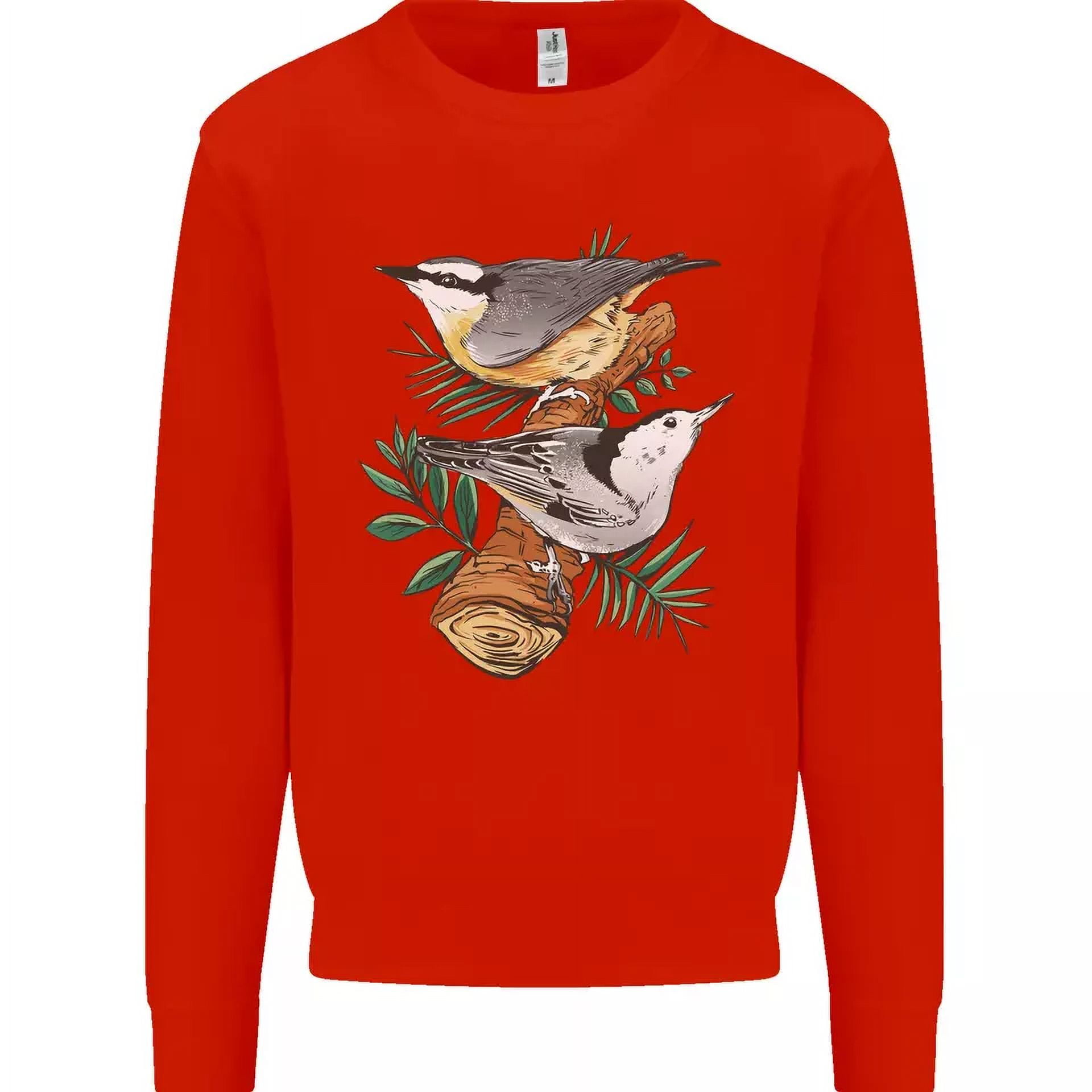 Nuthatch Garden Bird Watching Mens Sweatshirt Jumper - Walmart.com