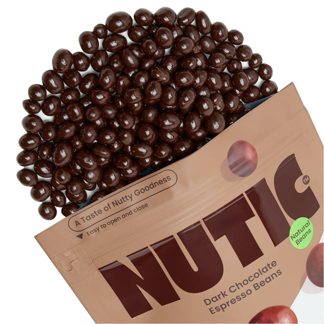 Nutic Gourmet Dark Chocolate Covered Espresso Beans - 5LB, Bulk ...