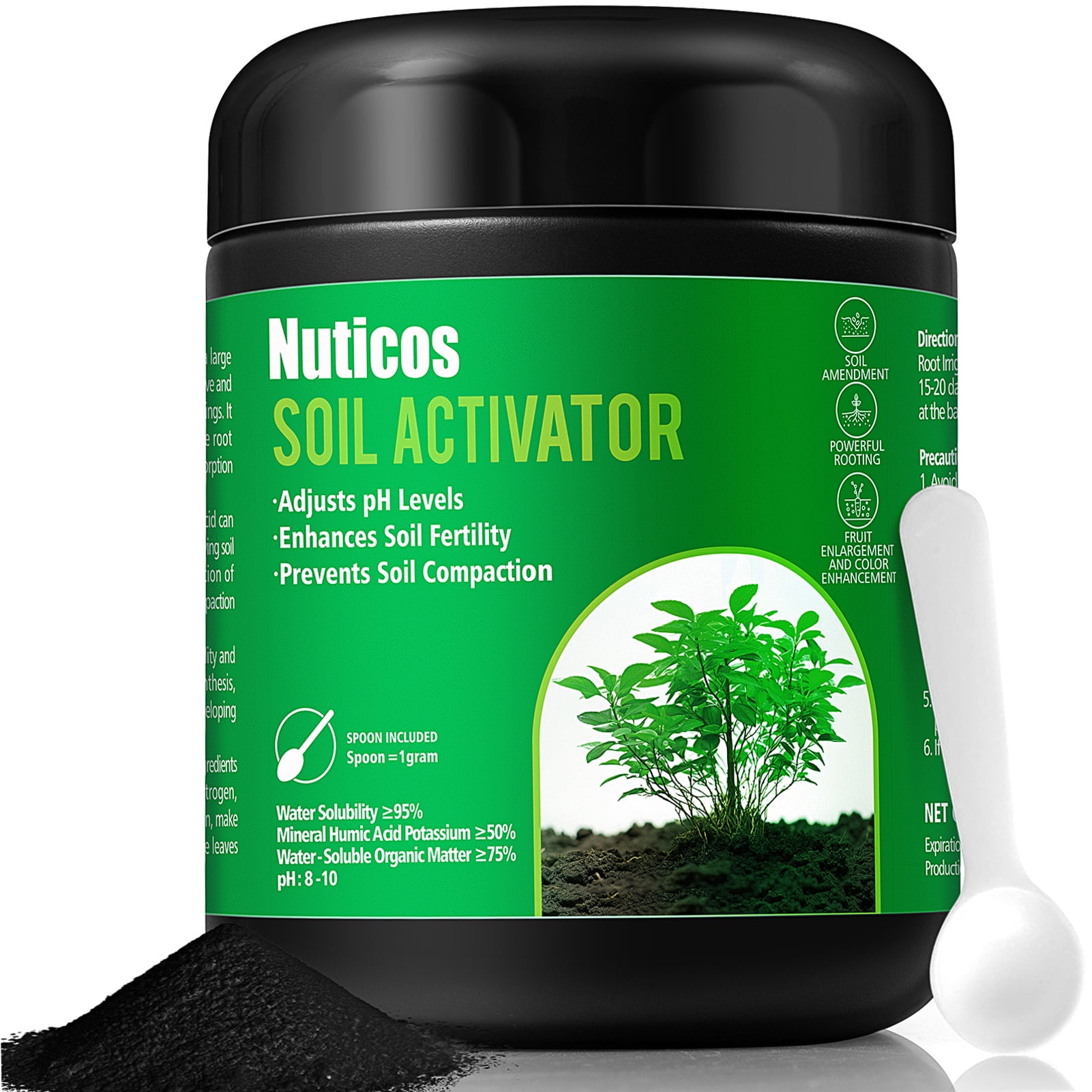 Nuticos Soil Activator Lawn & Garden Soil Conditioner,Concentrated ...
