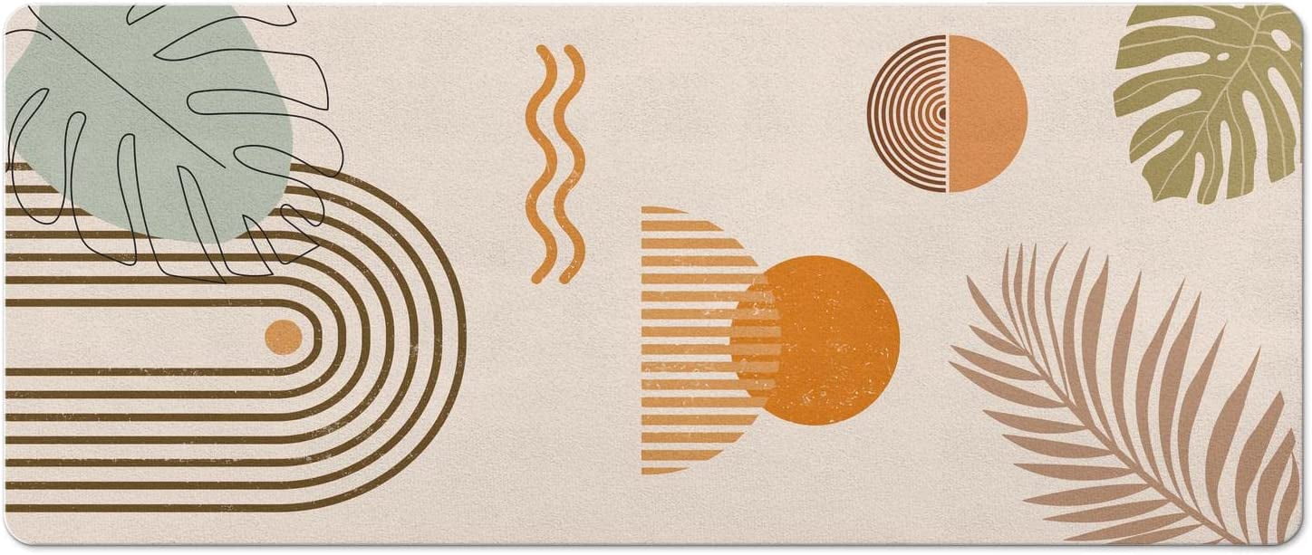 Nutksea Boho Bathroom Rugs Cute Bath Mat Non-Slip Modern Abstract ...
