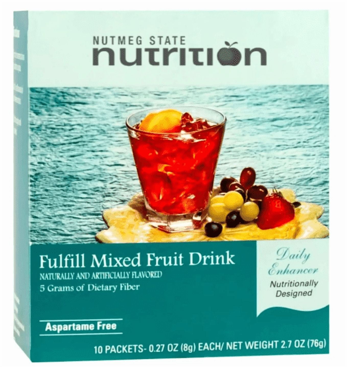 Nutmeg State Nutrition Diet Protein to Go Fulfill High Fiber Drink Mix ...