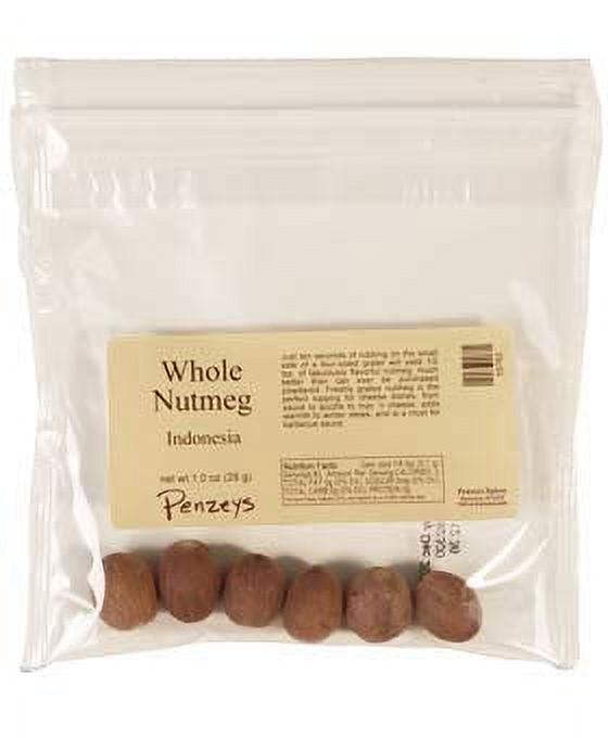 Nutmeg Whole Indonesia By Spices 1 oz bag (Pack of 1) - Walmart.com