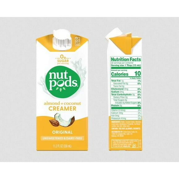 nutpods Coffee Creamers in Coffee - Walmart.com