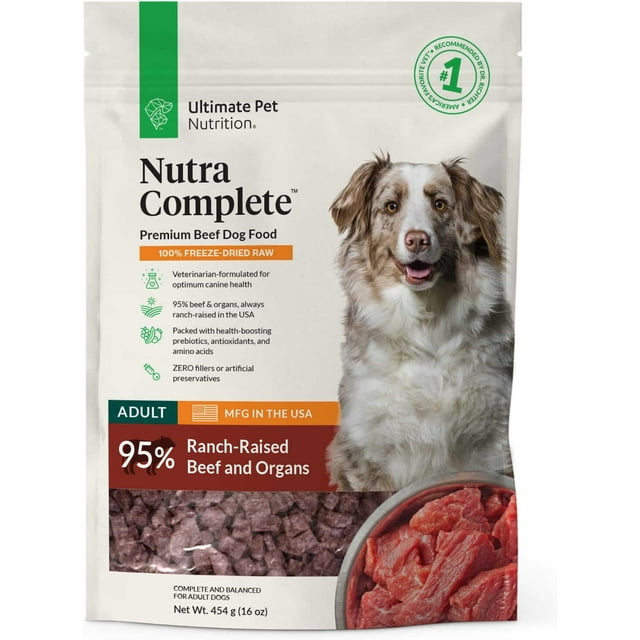 Nutra Complete, 100% Freeze Dried Veterinarian Formulated Raw Dog Food ...