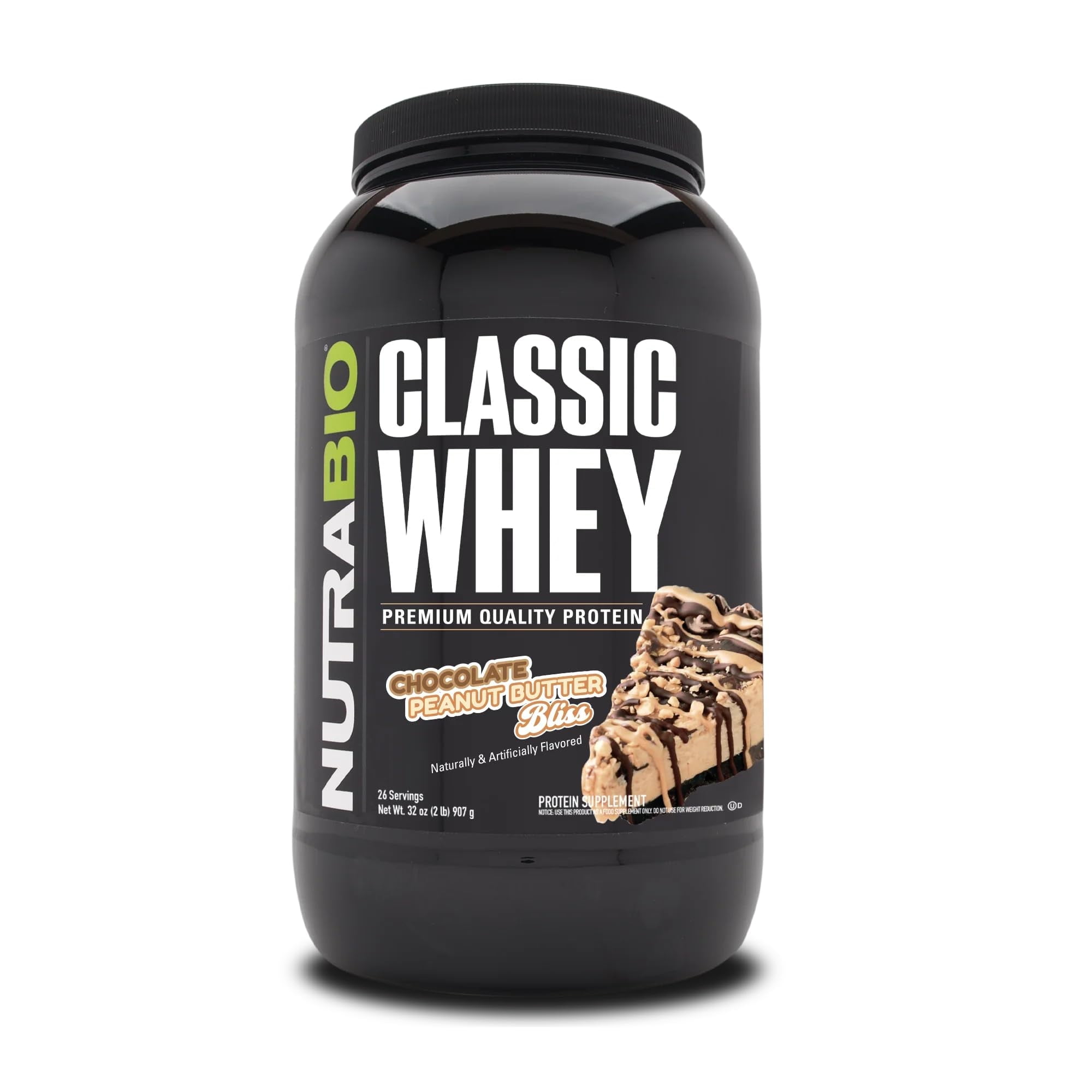 NutraBio Classic Whey Protein Powder- Full-Spectrum Amino Acid Profile ...