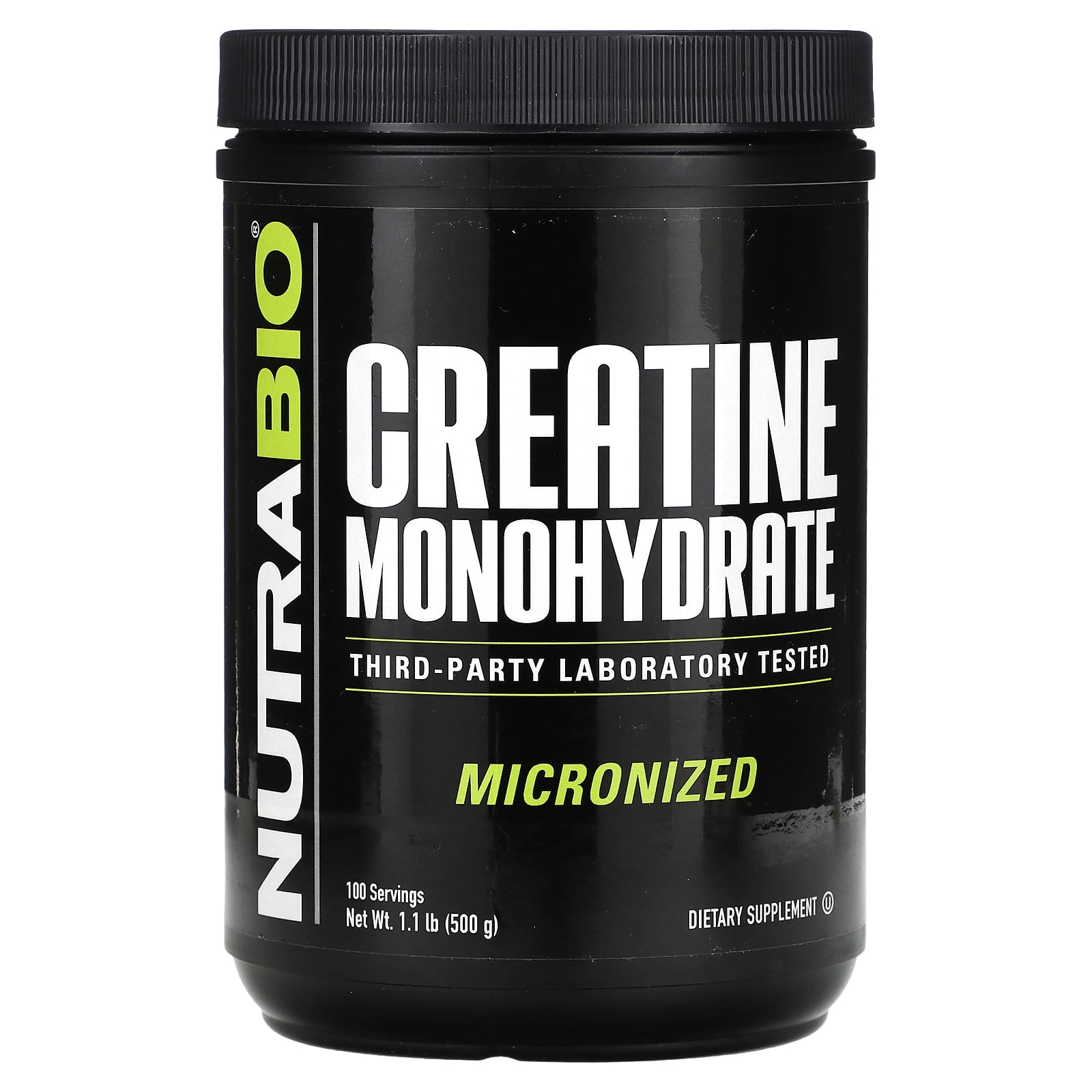 NutraBio Kosher Creatine Monohydrate Powder - 1.1 LB - Walmart.com