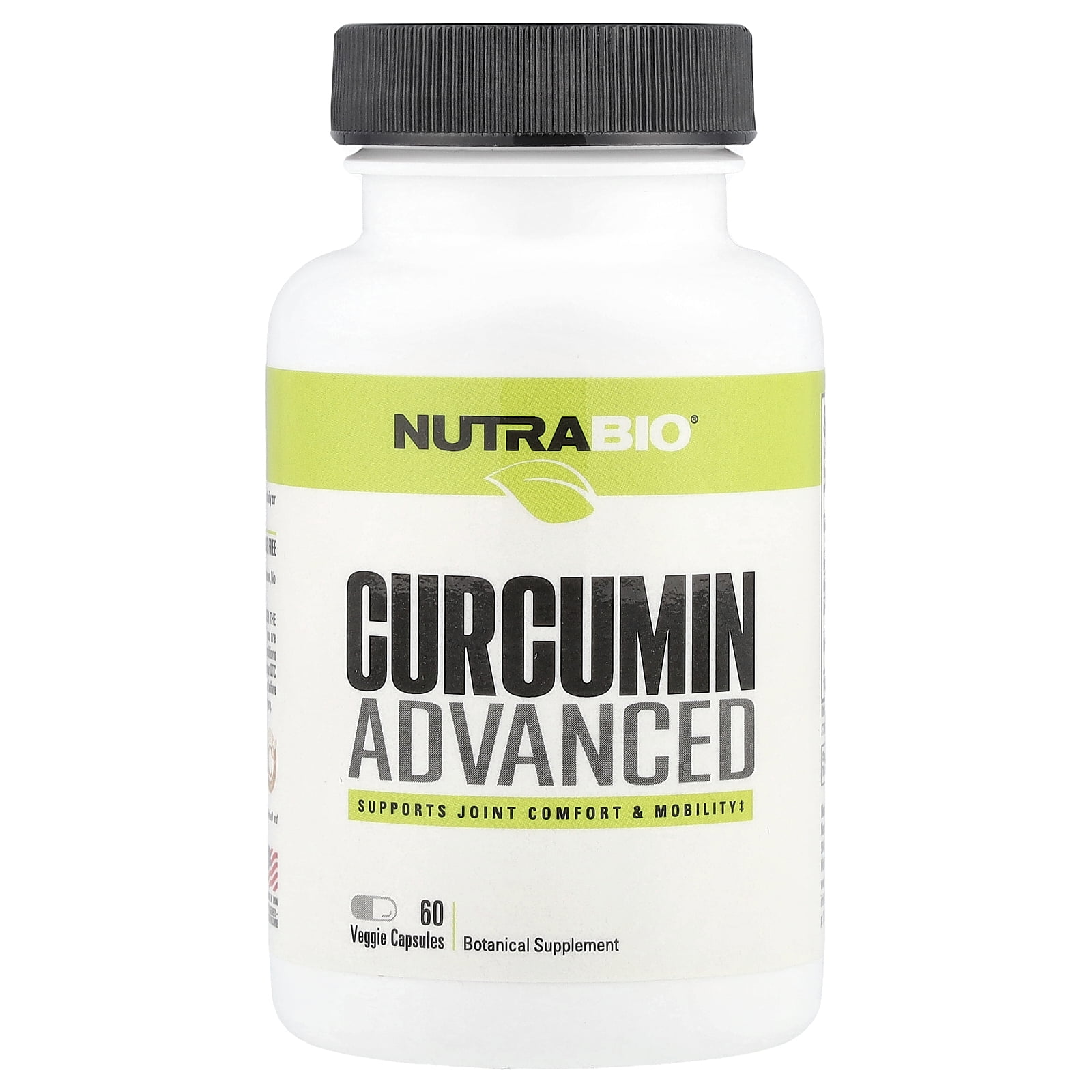 NutraBio Curcumin Advanced, 60 Veggie Capsules - Walmart.com