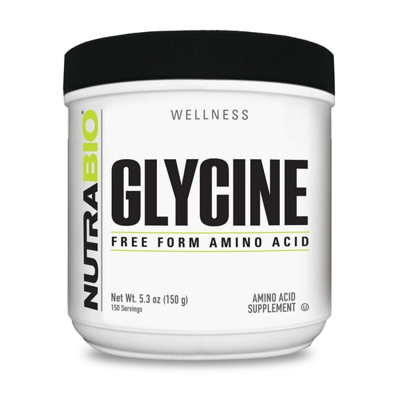 NutraBio Glycine Powder - Glycine Supplement- Free Form Amino Acid ...