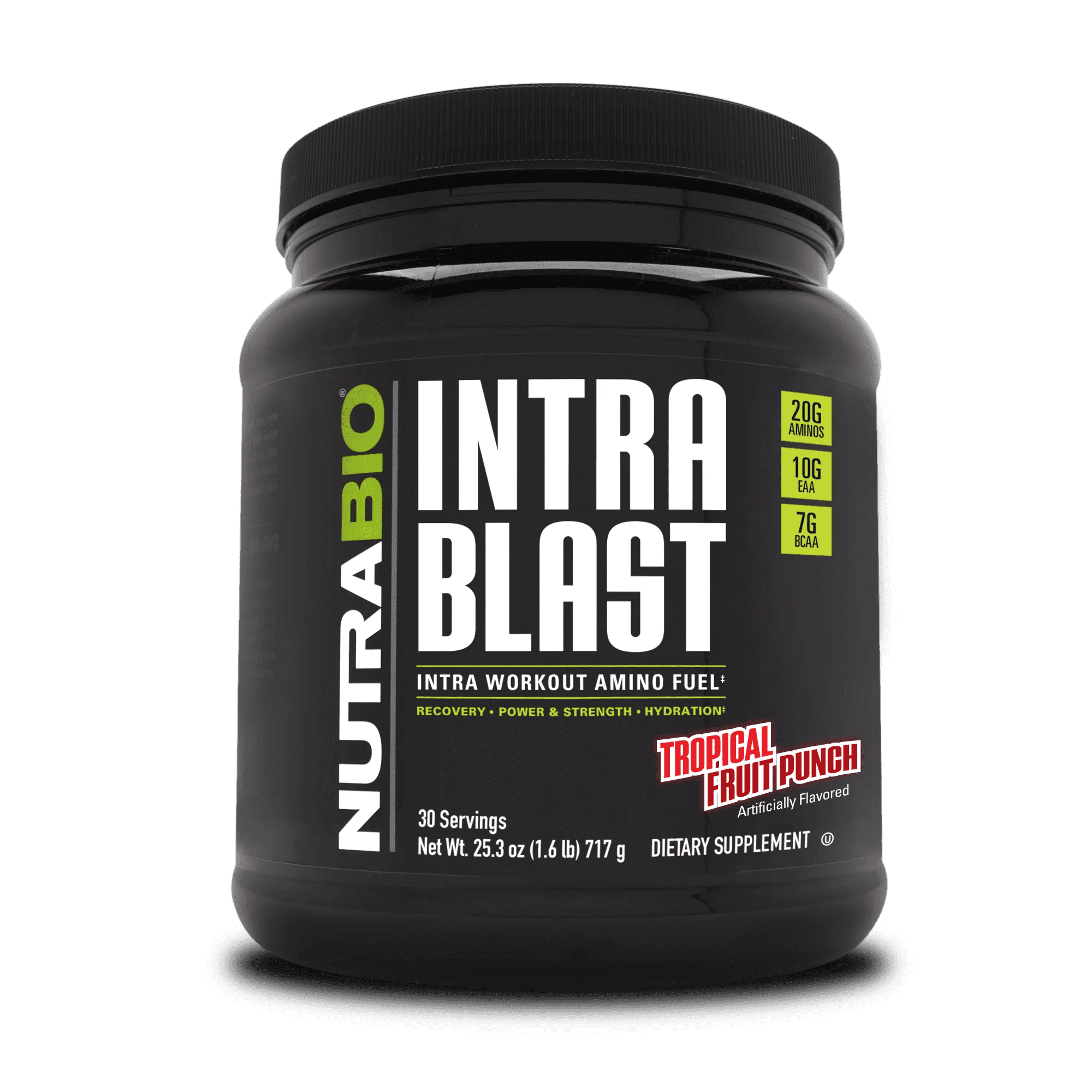 NutraBio Intra Blast BCAA EAA Electrolyte and Hydration Powder - Amino ...