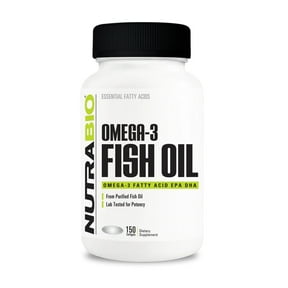 Sports Research Omega-3 Fish Oil Supplement, 150 Softgels, 1055mg with ...