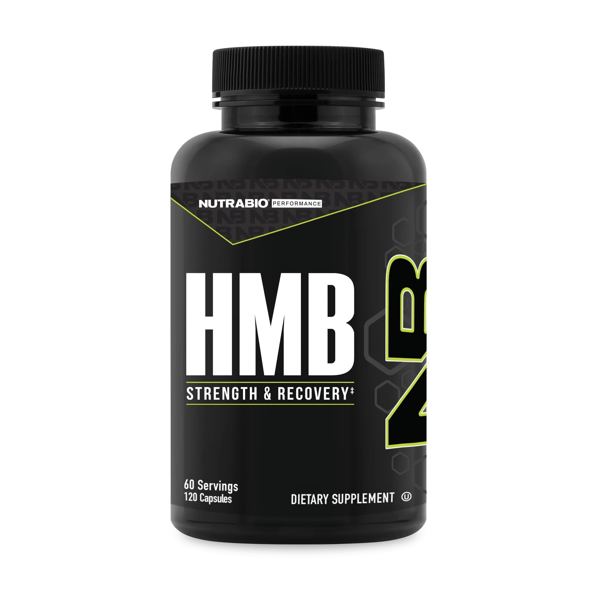NutraBio, HMB Supplement, 120 Capsules, Supports Strength & Recovery ...