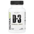 NutraBio Vitamin D-3, 50 mcg (2,000 IU), 90 Capsules - Walmart.com