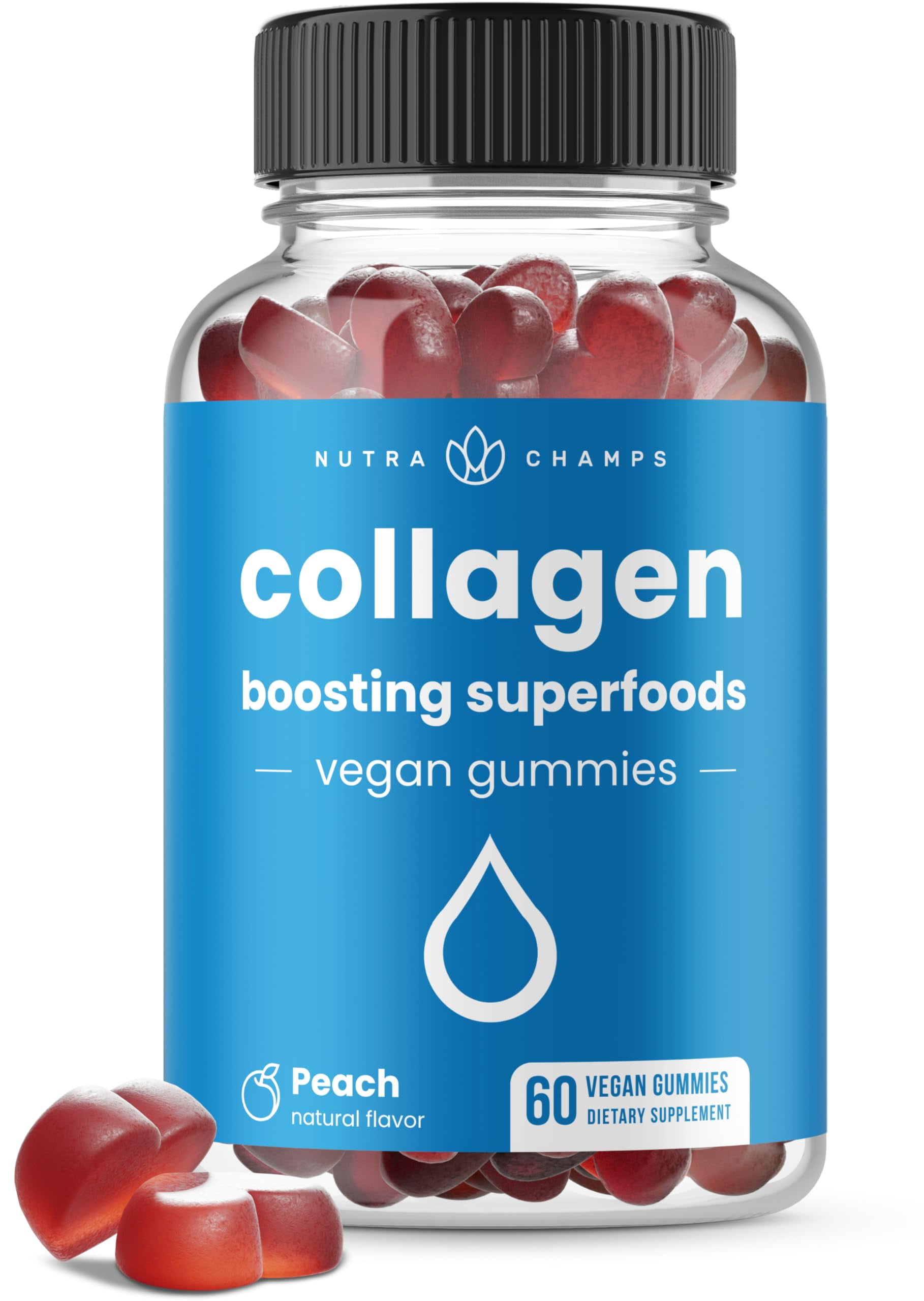 NutraChamps Collagen Boosting Gummies, Collagen Booster Gummy KMC2for ...