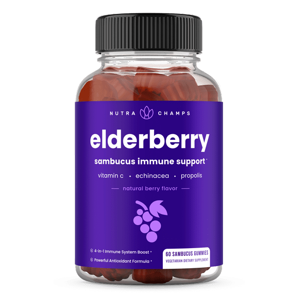Elderberry Gummies in Immune Support - Walmart.com