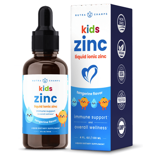 NutraChamps Liquid Zinc Drops for Kids | Ionic Zinc Liquid Drops ...