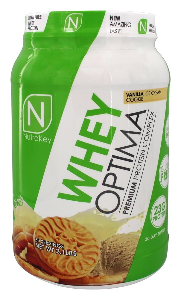 NutraKey - Whey Optima Premium Protein Complex Vanilla Ice Cream Cookie ...