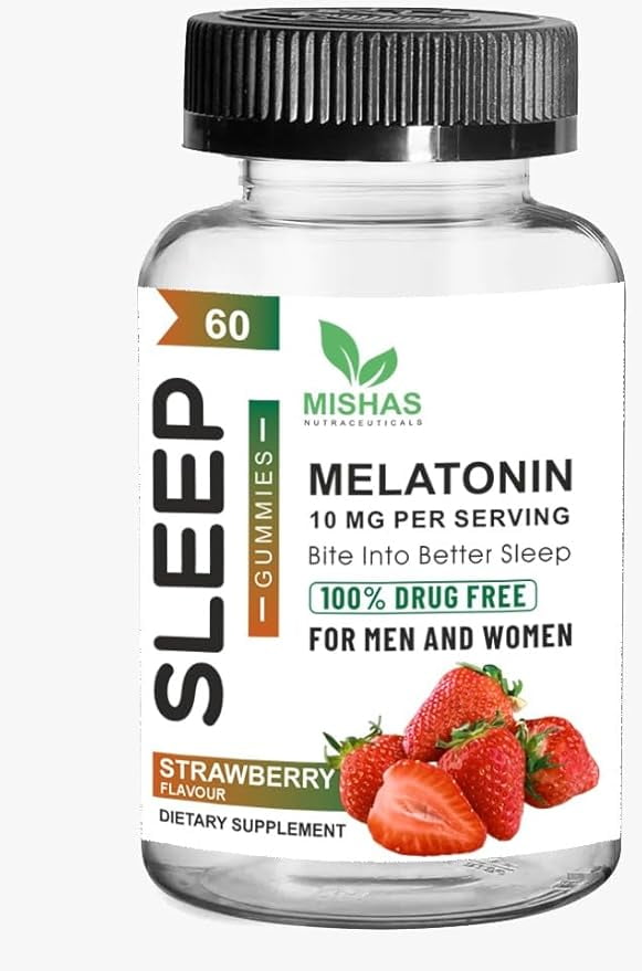 Nutraceuticals Melatonin Sleep Support Gummies for Adults, 10 mg ...