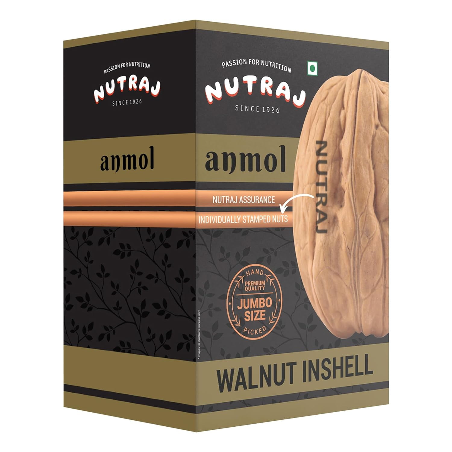 Nutraj Anmol Walnuts Inshell 1kg | Raw Akhrot With Shell | Delicious & Crunchy Walnut | High In ...