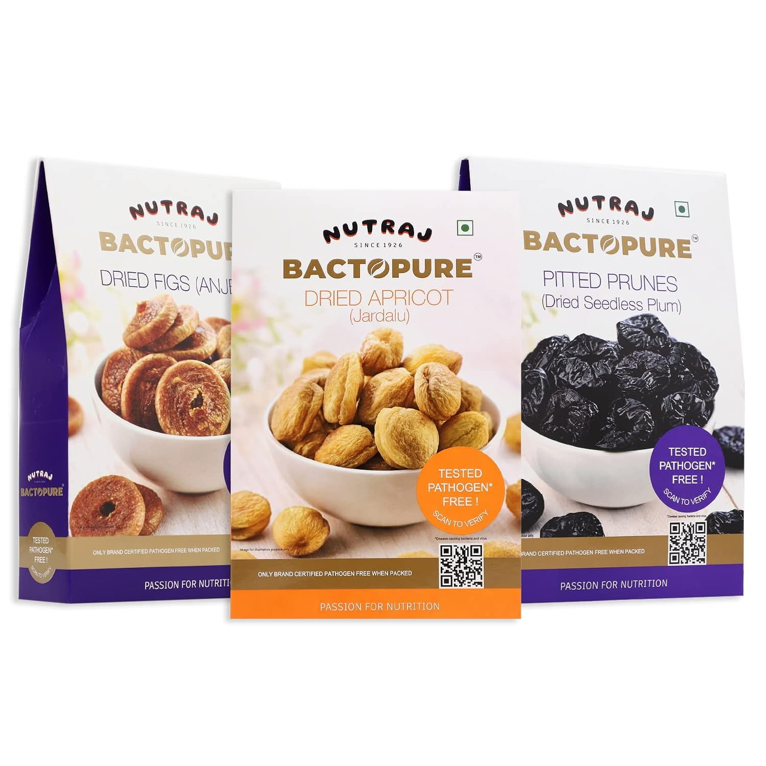 Nutraj Bactopure Mix Dried Fruits 700gm, Combo Pack | Dried Figs ...