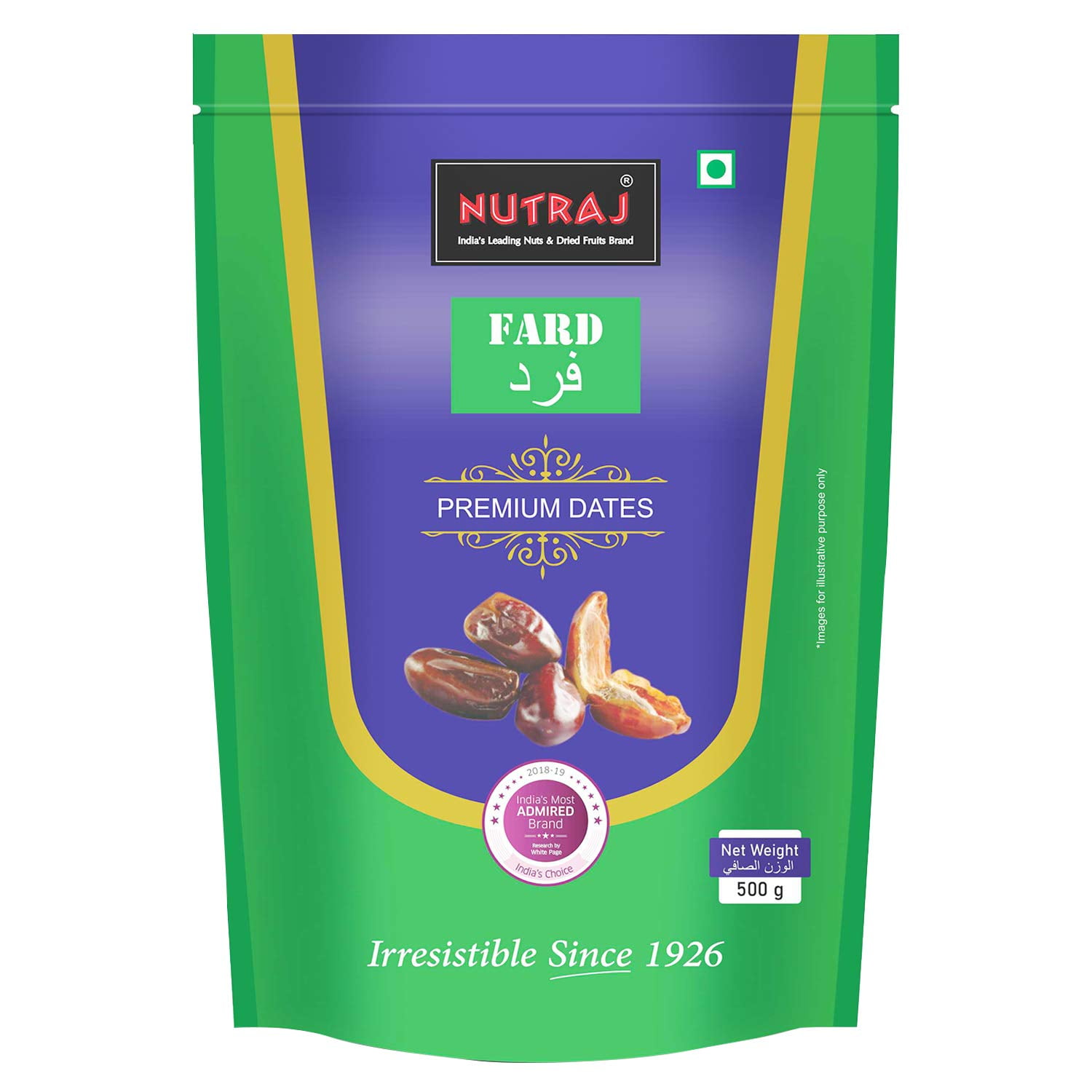 Nutraj Fard Premium Imported Black Dates | Healthy & Nutritious Snacks ...