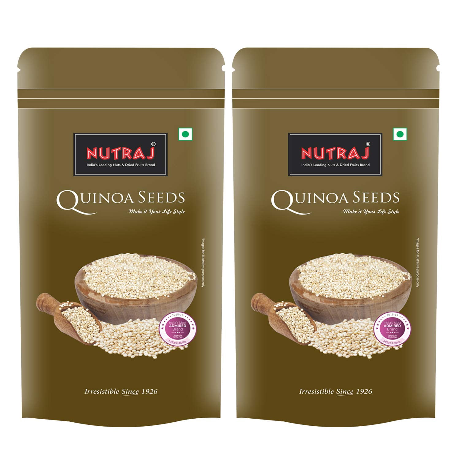 Nutraj Quinoa Seeds 400gm, (2x200gm) | Gluten Free | Diet Food ...