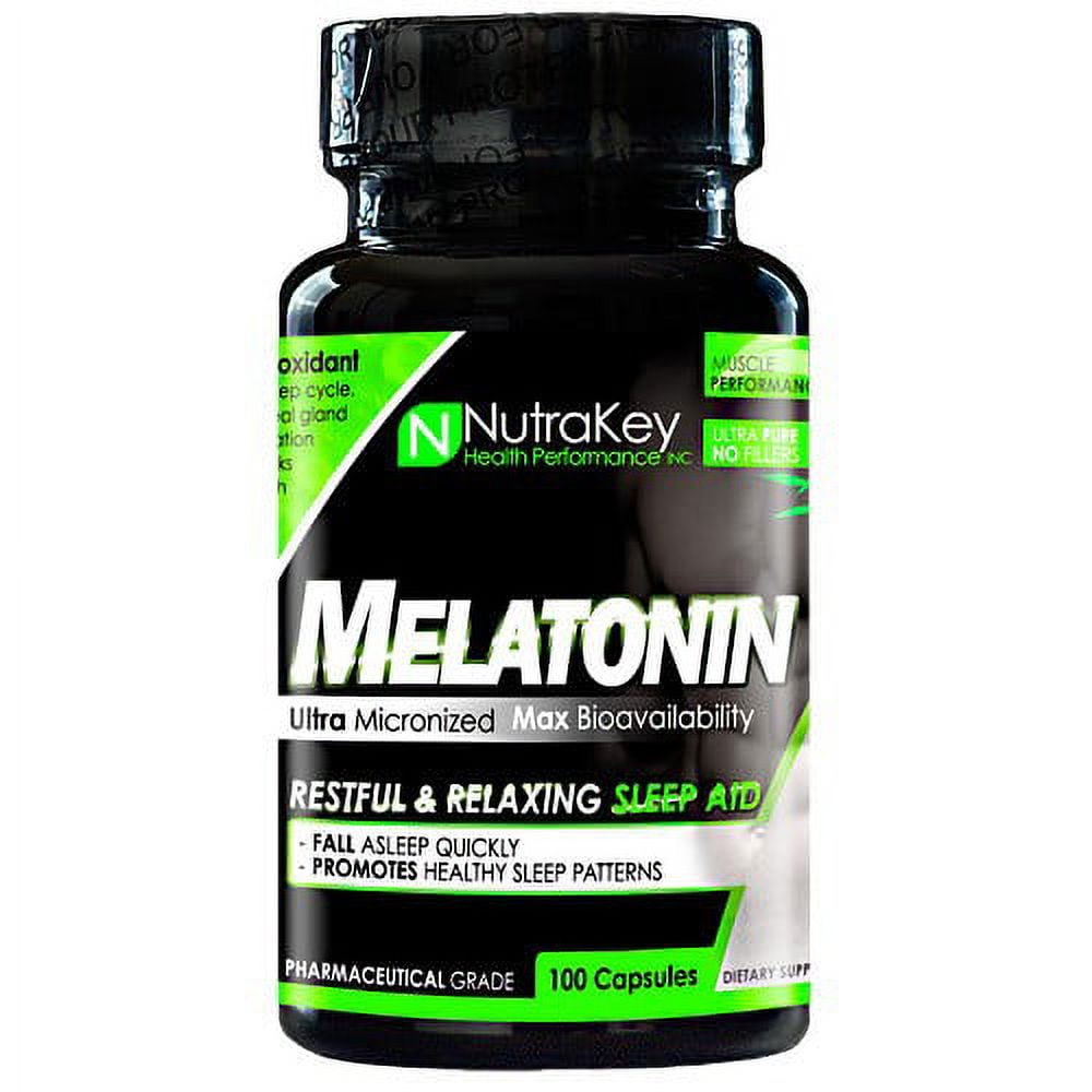 Nutrakey Melatonin, 100 Ct - Walmart.com