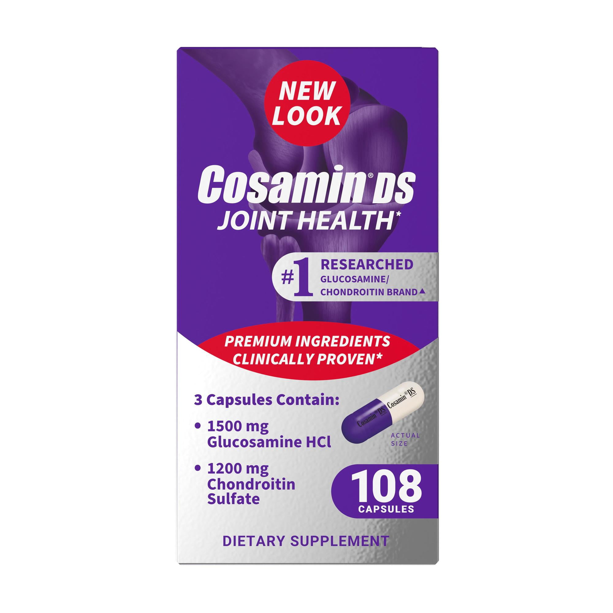 Nutramax Cosamin® DS Joint Health Supplement with Glucosamine ...