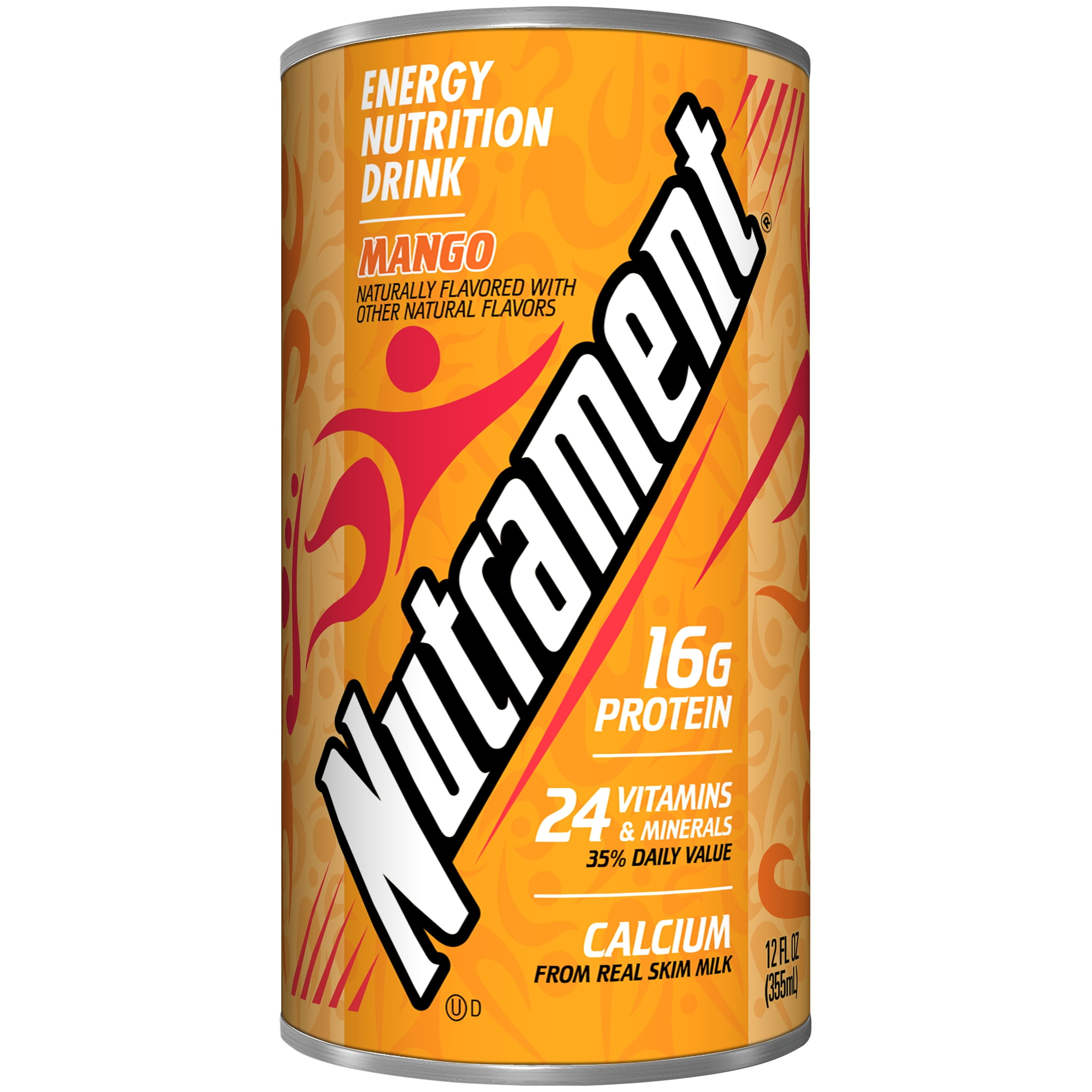Nutrament® Mango Energy Nutrition Drink 12 fl. oz. Can - Walmart.com