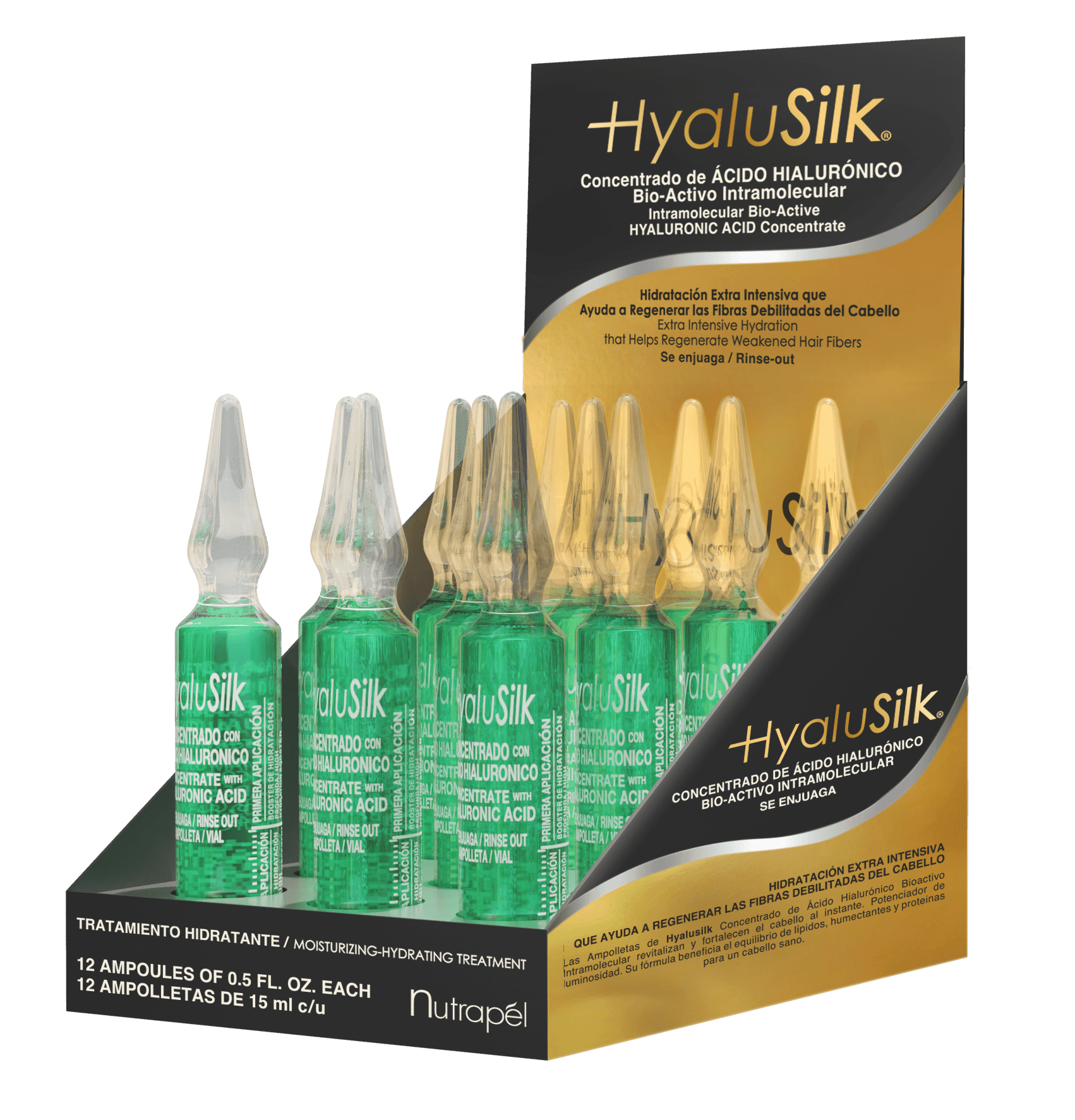 Nutrapel HYALUSILK INTRAMOLECULAR BIO-ACTIVE Concentrate of Hyaluronic ...