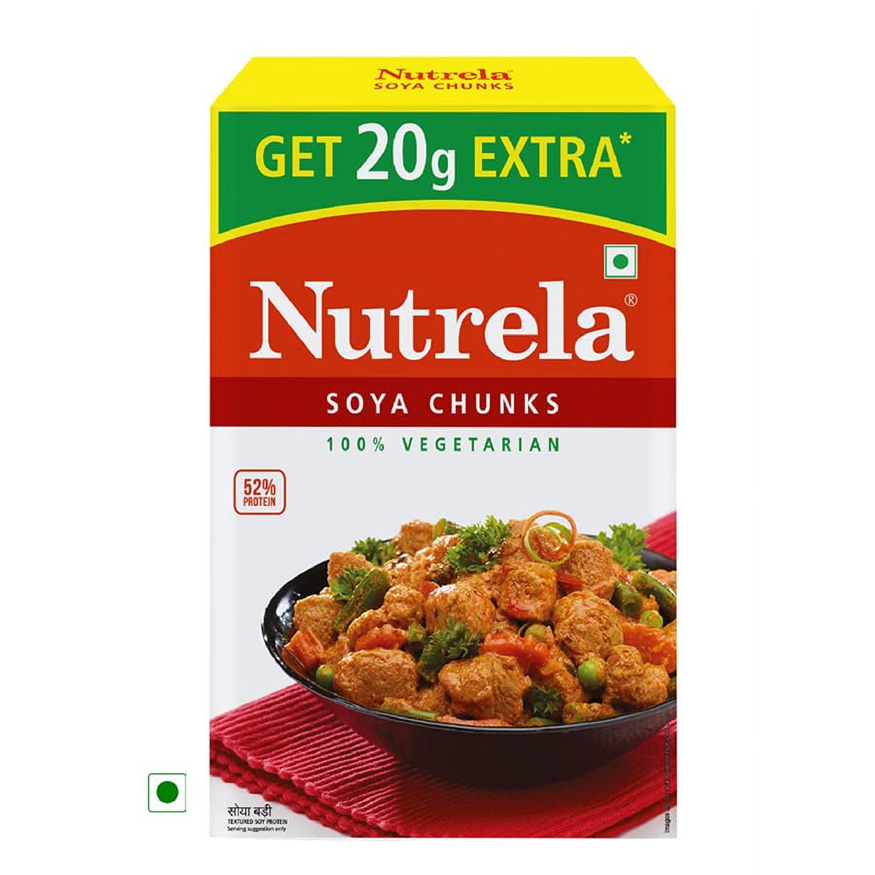 Nutrela Soya Chunks 200 gms - Walmart.com