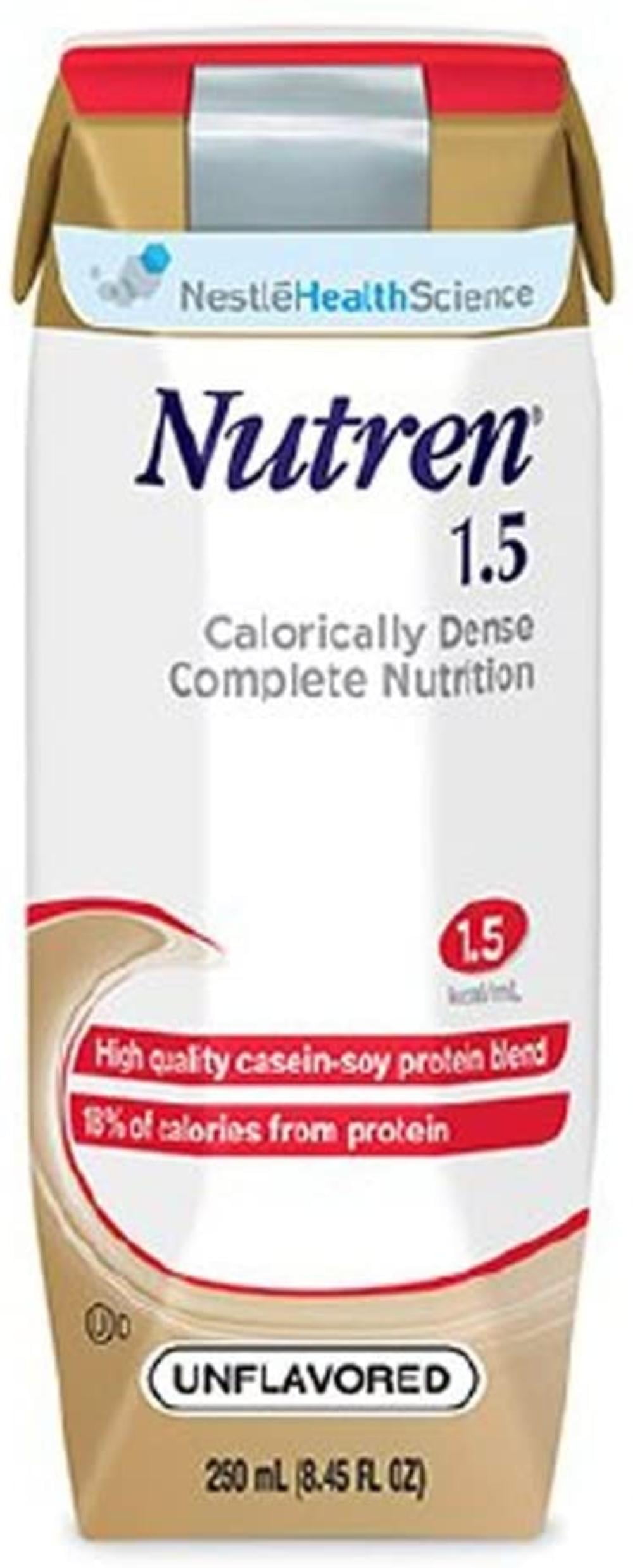 Nutren 1.5 Cal Formula Unflavored (Formerly Vanilla), 250 Ml, Tetra ...