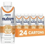 Nestle Nutren 2.0 Tube Feeding Formula, Unflavored, Nutrition with ...
