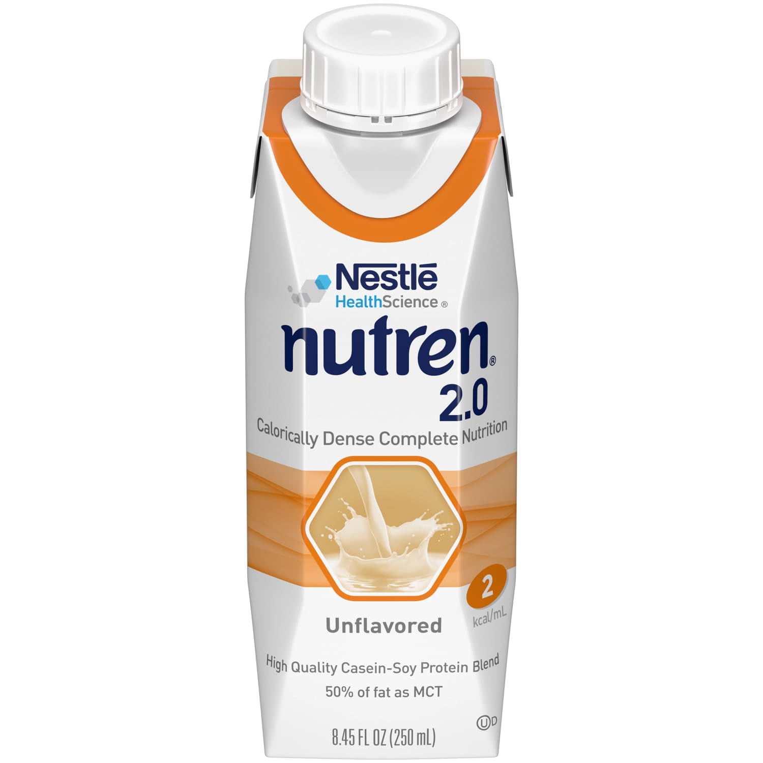 Nestle Nutren 2.0 Tube Feeding Formula, Unflavored, Nutrition with ...