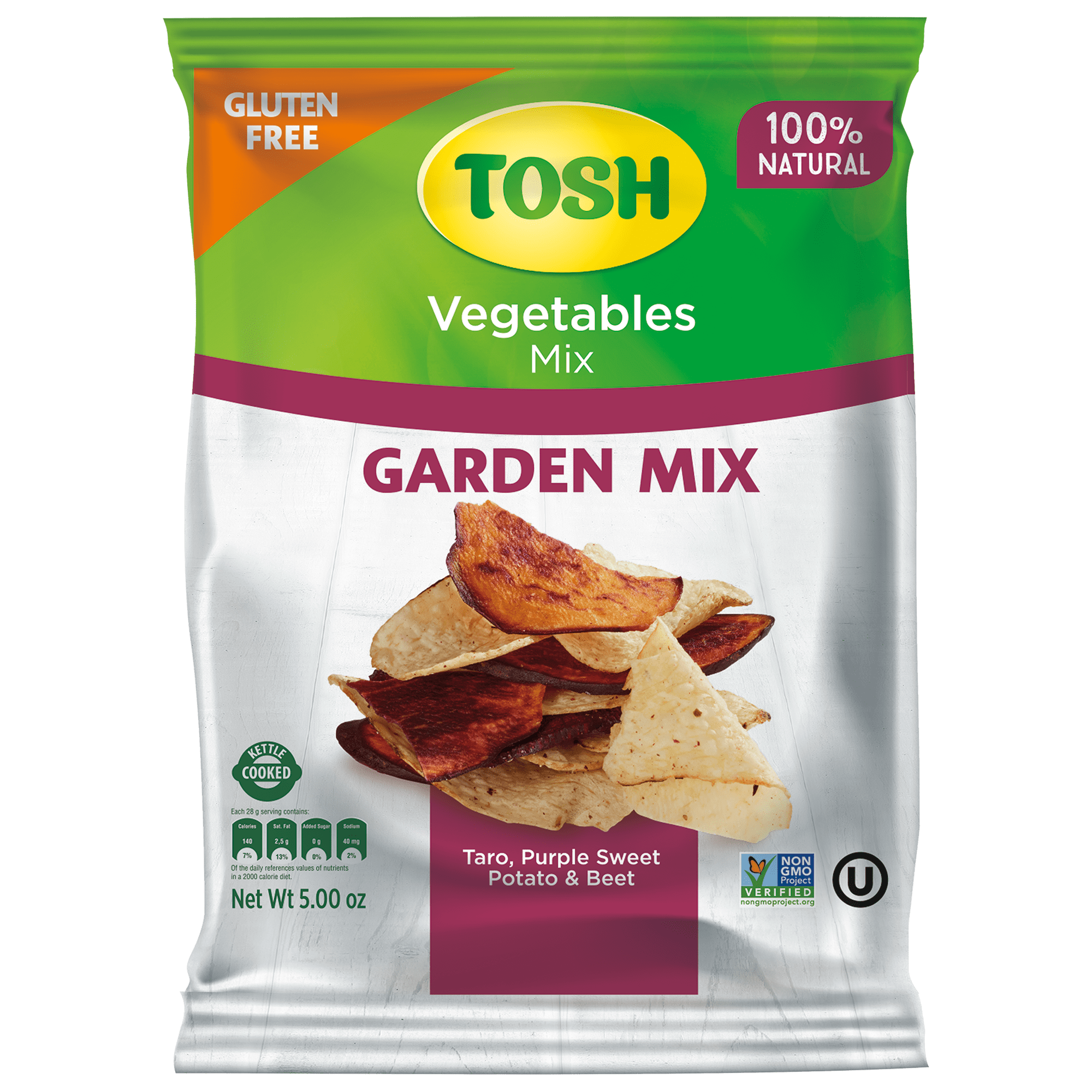 Tosh Snack Garden Mix 5.01 Oz - Walmart.com