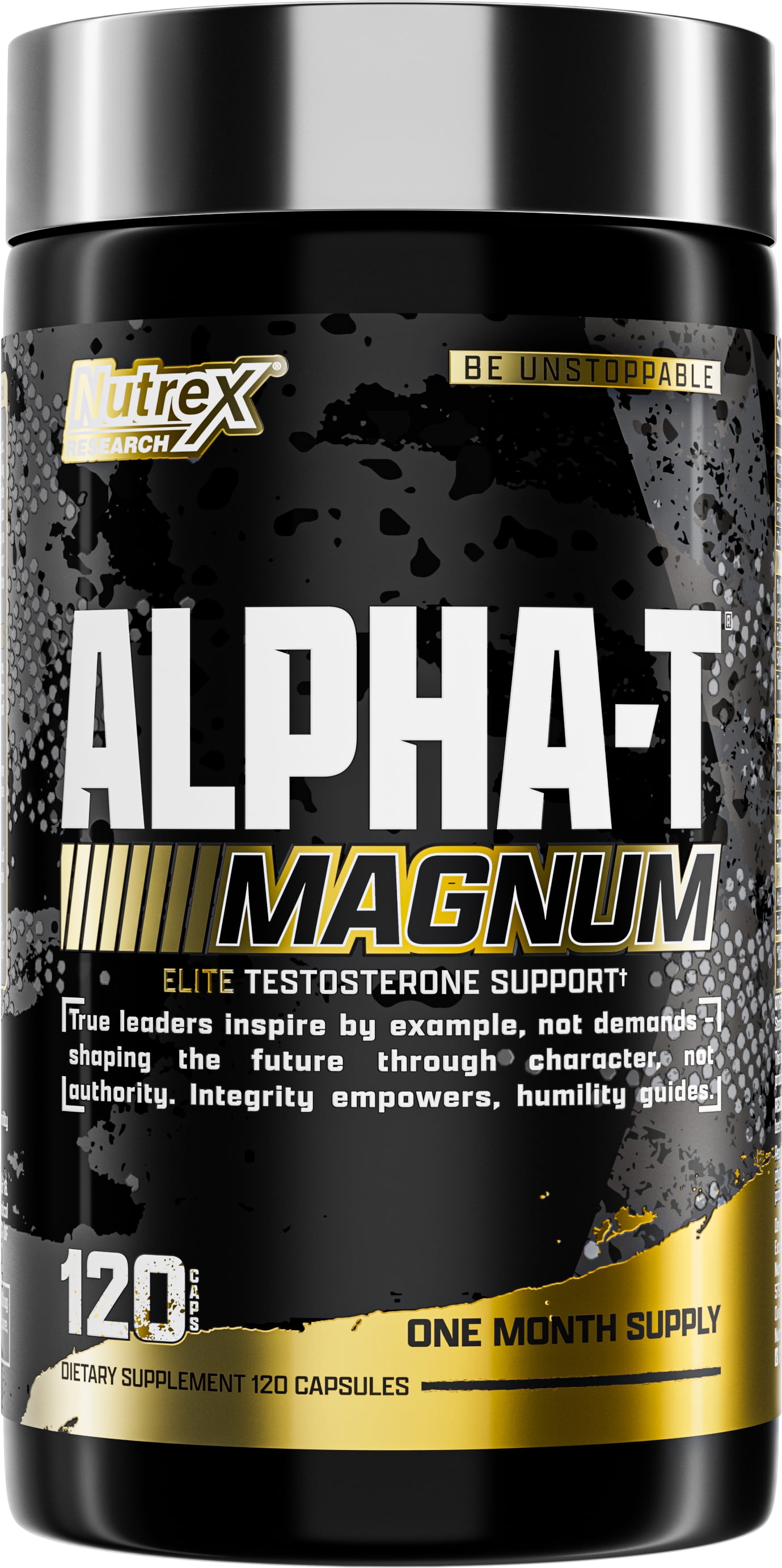 Nutrex Alpha-T Magnum Elite Testosterone Support, Premium Clinically ...