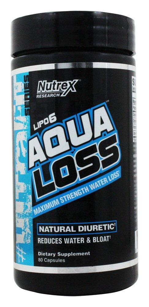 Nutrex Lipo 6 Aqua Loss, All-Natural Diuretic Capsules, 80 Capsules ...