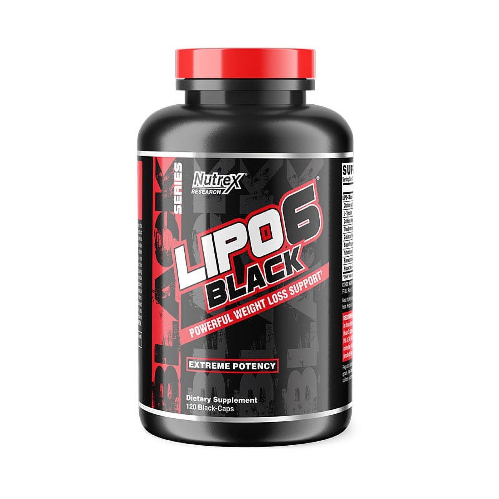 Nutrex Lipo-6 Black Fat Burner Compare to Hydroxycut Weight Loss ...