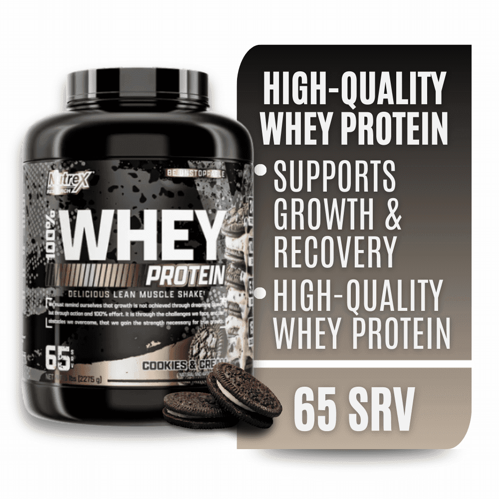 Nutrex Cookies & Cream - Whey protein for health food stores - Walmart ...