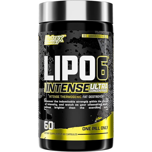 Nutrex Research Lipo-6 Black Intense Ultra Concentrate | Natural Fat ...