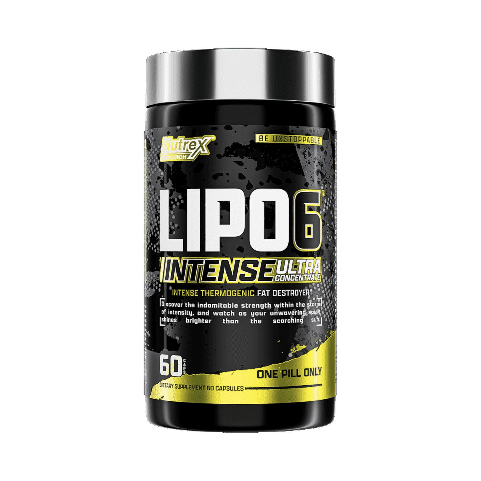 Nutrex Supplement Lipo-6 Intense UC The Extreme Thermogenic Fat Burner 60 Count - Walmart.com